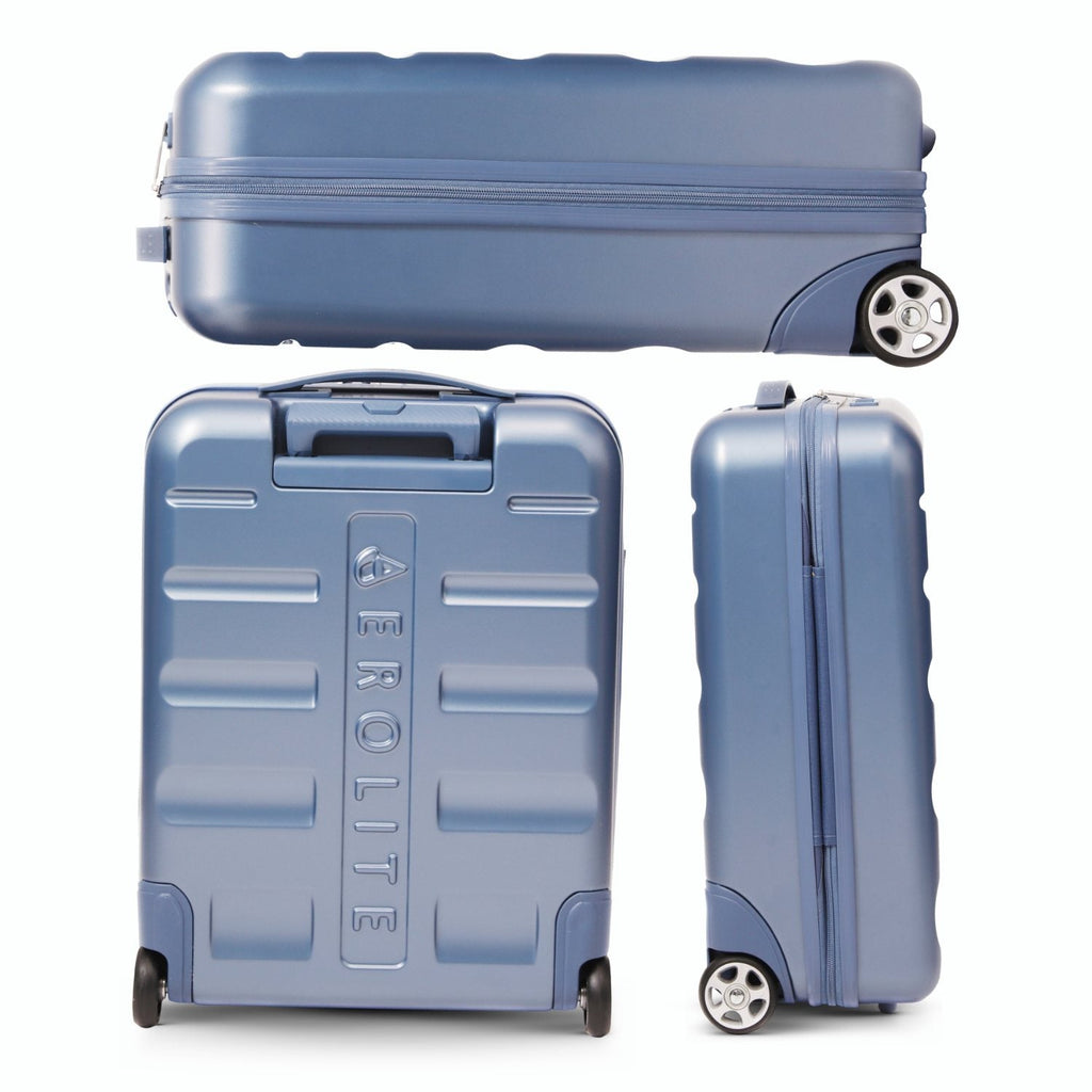 Aerolite 55x40x20-23cm Expandable Cabin Luggage | Ryanair & Wizz Air ...