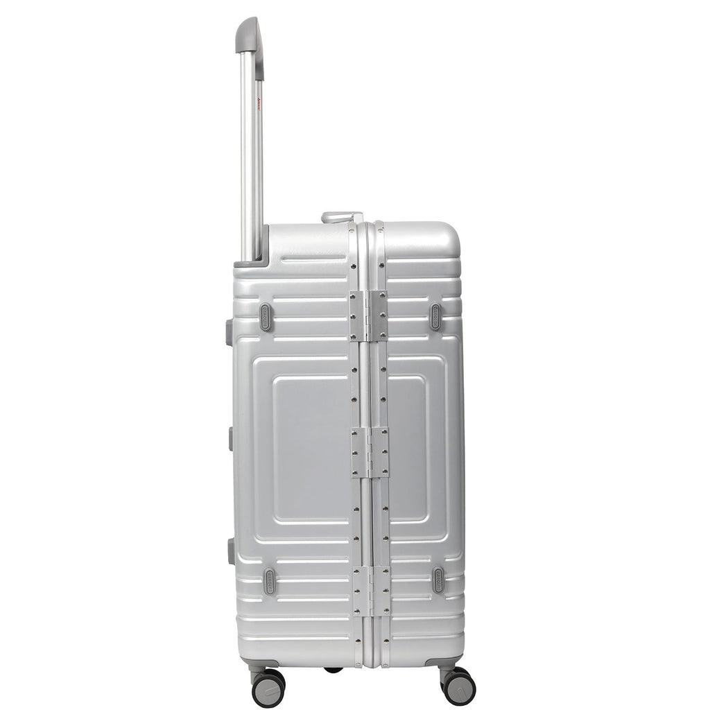 Aerolite Aluminium Frame Zipperless Trunk Suitcase | TSA Lock | Silent ...