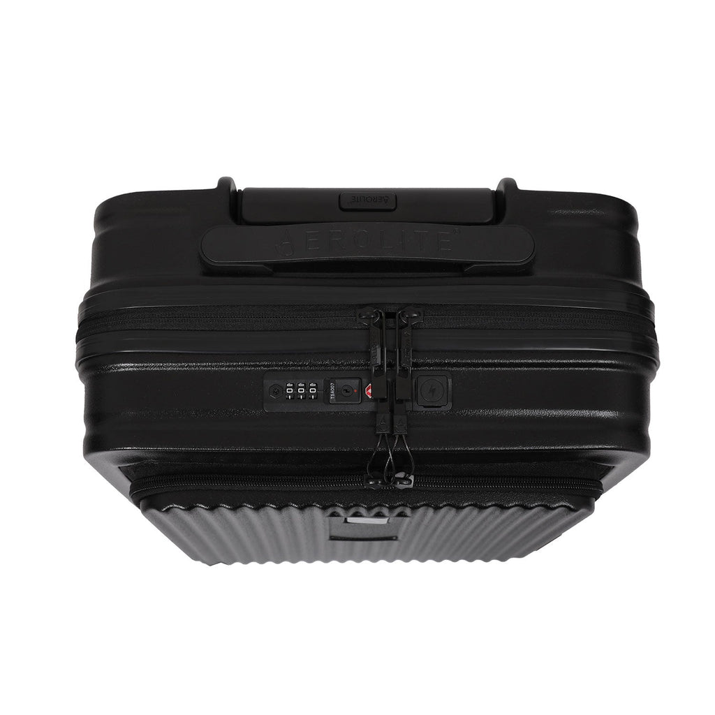 Aerolite M-Lite Smart 21” Cabin Suitcase – Silent & Smooth Hinomoto Wh ...