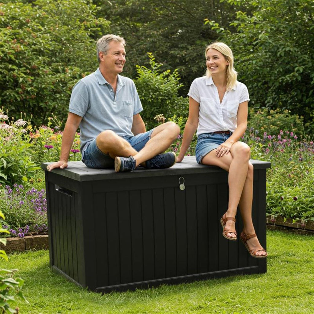 Olsen & Smith 870L Extra Large Outdoor Garden Storage Box – Heavy-Duty ...