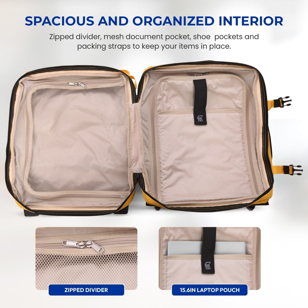 Aerolite Waterproof 45x36x20cm Easyjet Underseat Cabin Bag – 32L Trave ...